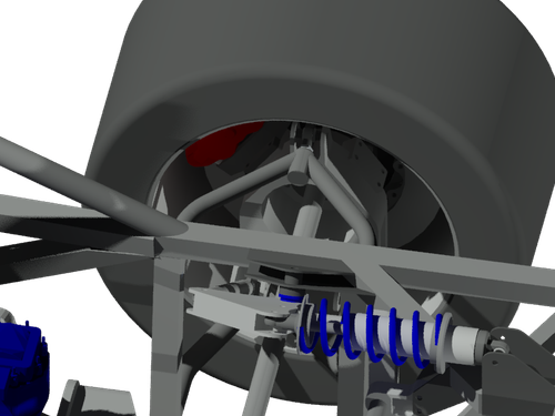 GT-40 Mid-Engine Chassis Suspension Billet Aluminum Uprights Blueprints ...