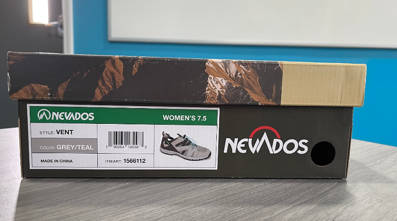 NEVADOS WOMEN'S VENT BUNGEE CLOSURE SHOES, GREY/TEAL, 7.5 | eBay