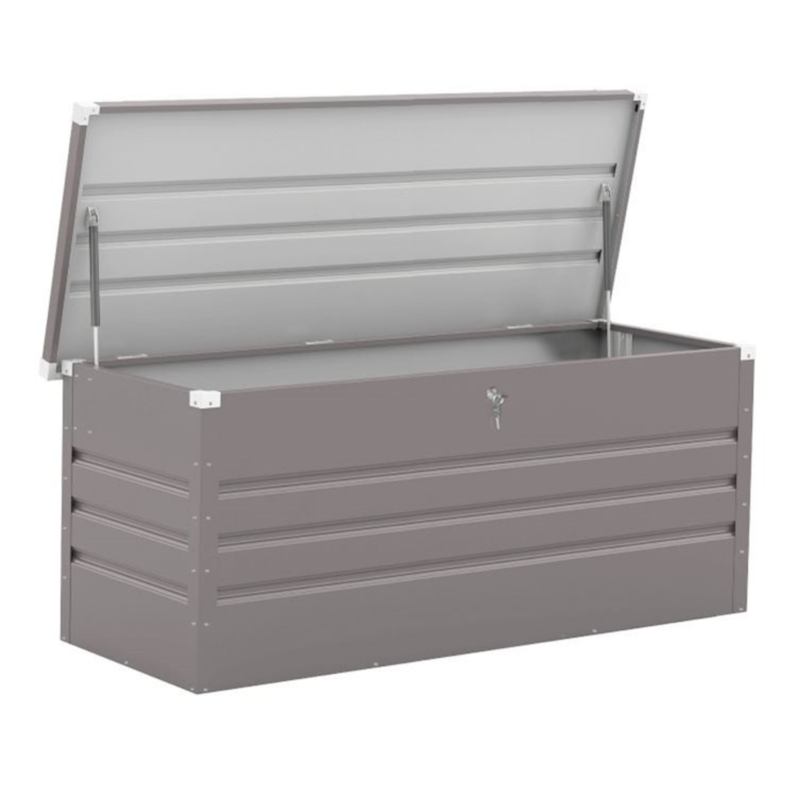 Outdoor Metal Garden Storage Box with Lockable Lid 5x2' Storage BillyOh ...