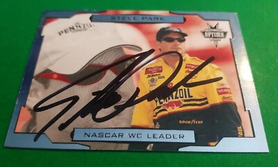STEVE PARK 2000 PRESS PASS #50 SIGNED NASCAR RACING CARD FREE SHIPPING ...