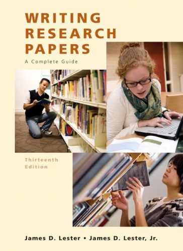 Writing Research Papers: A Complete - Paperback, by James D. Lester ...