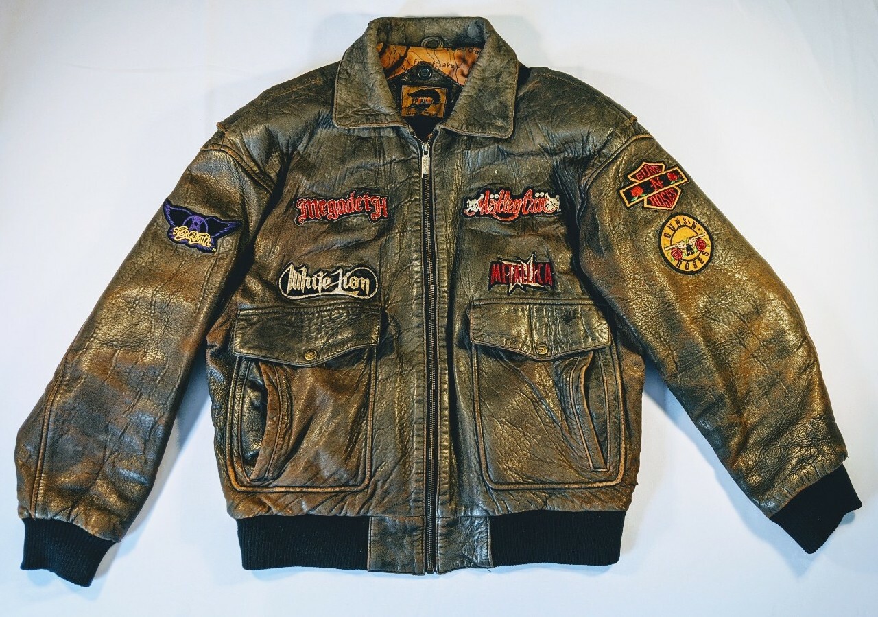 Motorhead, Metallica, Megadeth, Motley Crue, G1 Leather Mens Jacket ...