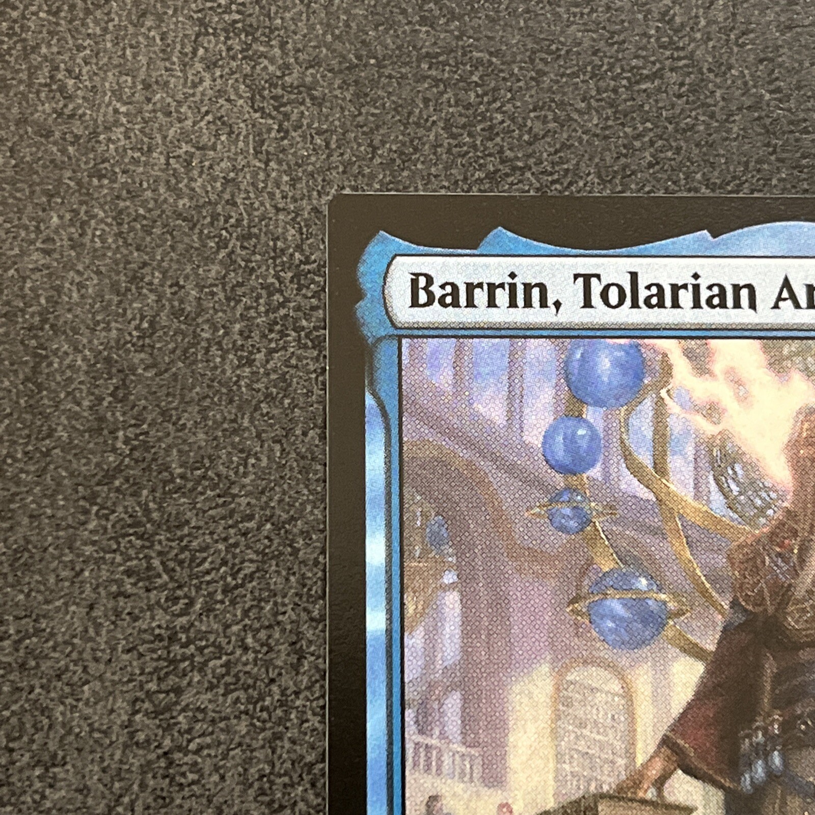 Mtg Misprint Error Oddity Miscut Square Corner Barrin, Tolarian Archmage Blue | eBay