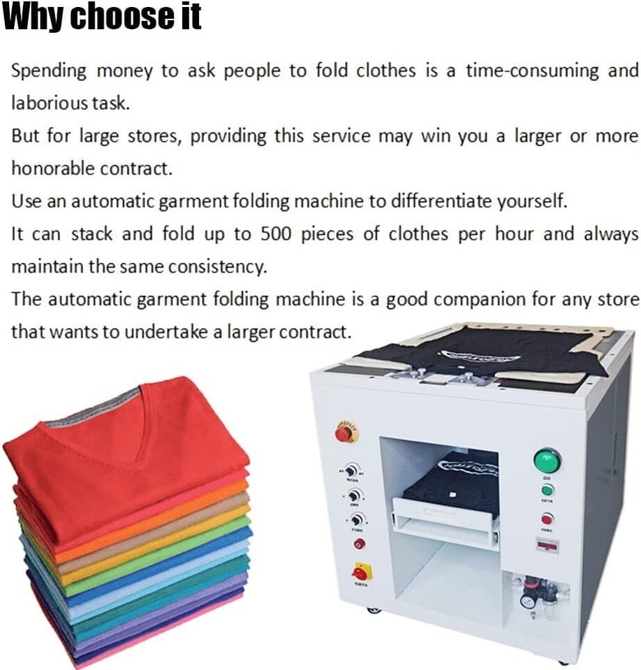 Automatic Clothes Folding Machine Shirt Folding Machine T-shirt Folding ...