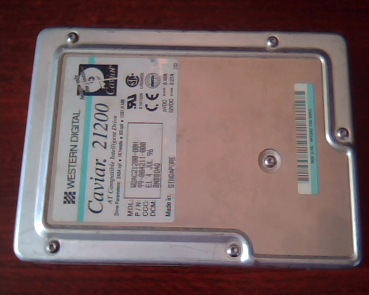 Hard Disk Drive IDE Western Digital Caviar 21200 99-004211-000 ...