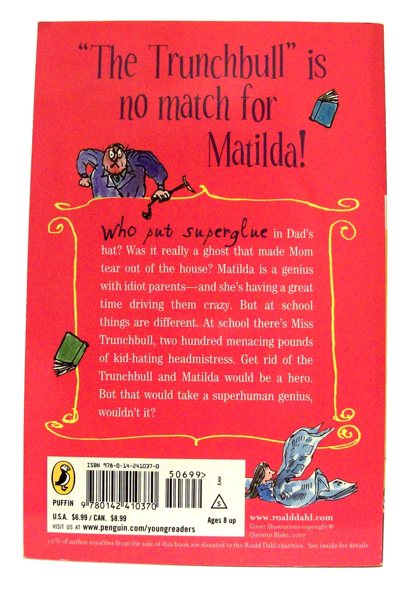 Matilda Book Back Cover
