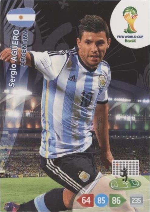 2014 Panini Adrenalyn XL FIFA World Cup Brazil - Sergio Aguero for sale ...