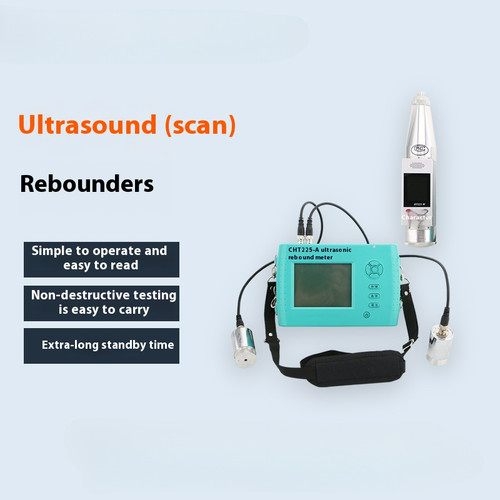 GYJ-225A Ultrasonic Rebound Meter Portable Digital Concrete Strength ...