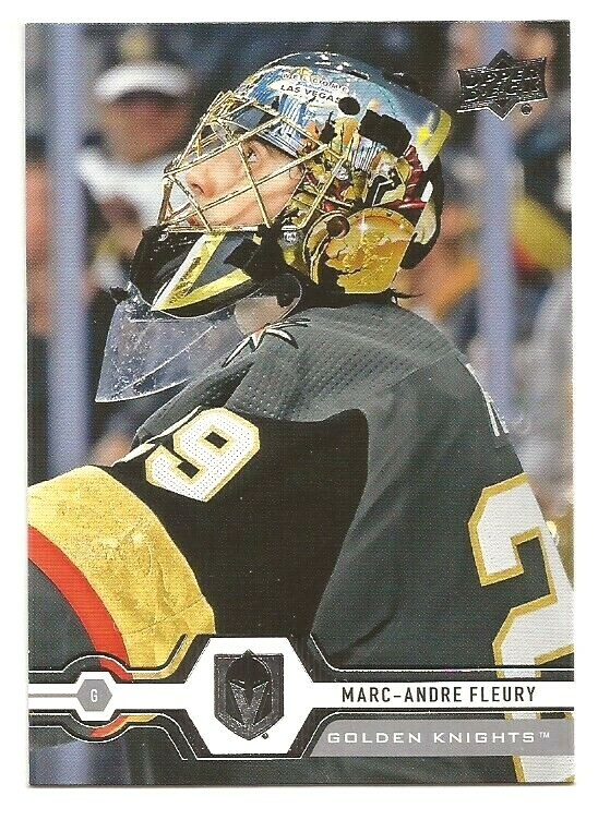 2019-20 Upper Deck Golden Knights Marc-Andre Fleury Hockey Card #198 | eBay