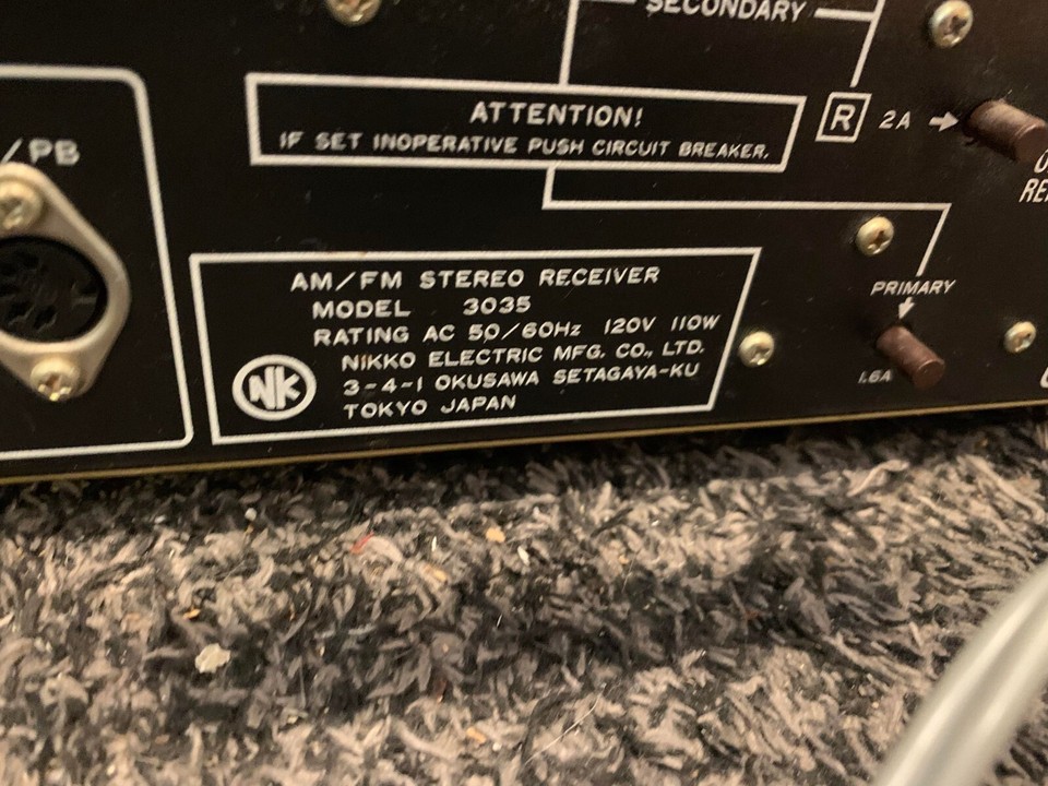 Vintage Nikko 3035 Stereo Receiver | eBay