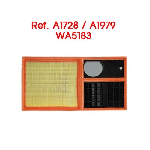 Air Filter Ref. A1728 / A1979 /WA5183 fits Skoda Roomster 1.6L 5J ...