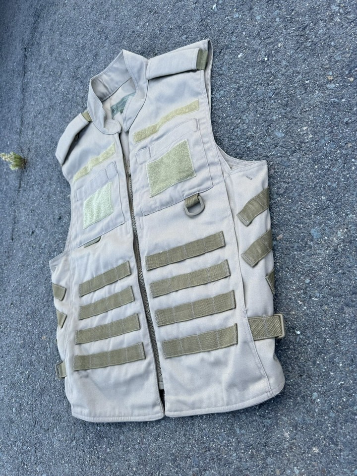 Crye Precision Khaki Range Vest Medium GWOT | eBay