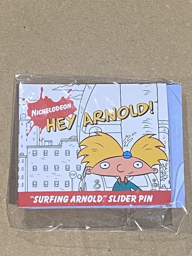 Hey Arnold! Surfing Arnold Slider Pin - Nickelodeon - The Nick Box | eBay