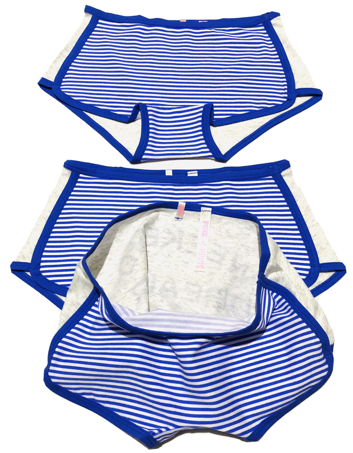 Pink Victoria Secret Boy short Boxer Weekend Dreamer In Lilac & grey 3 ...