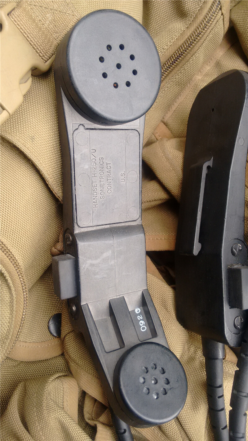 Military Combat Handset H250/U MIC Hand Microphone For PRC 152A 148 117 ...