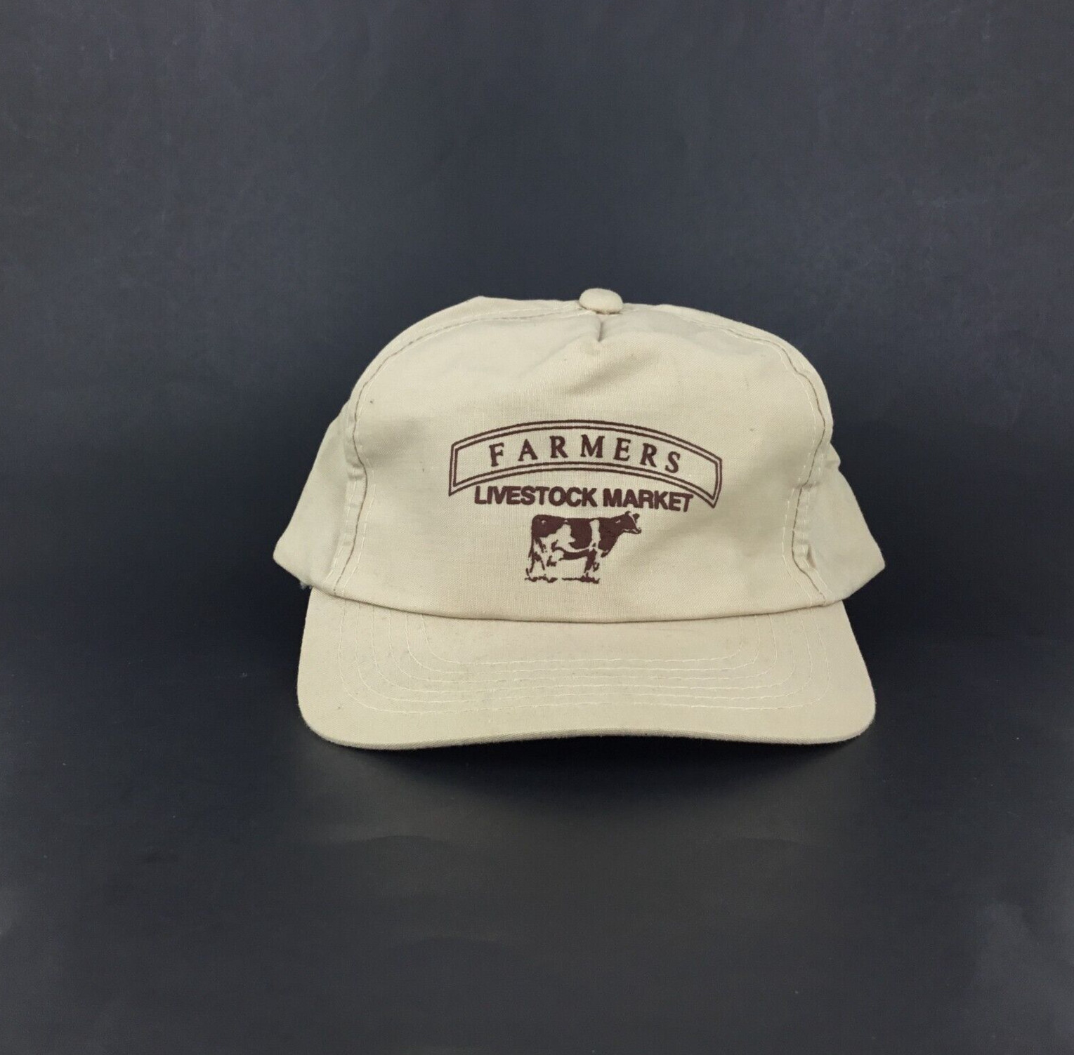 FARMERS LIVESTOCK MARKET Cow Swiss Logo Baseball Cap … - Gem
