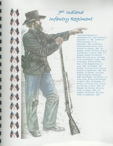 Civil War History of the 7th Indiana Infantry Regiment | eBay