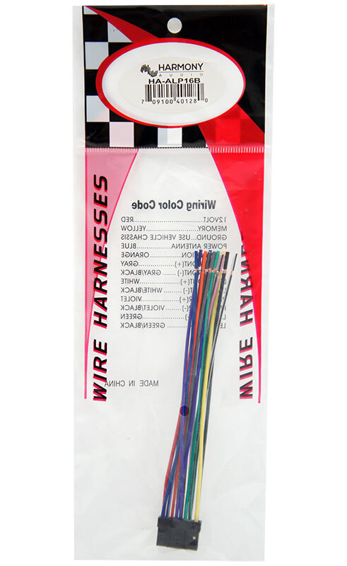 Alpine CDA-9884 Aftermarket Stereo Radio Receiver Replacement Wire ...