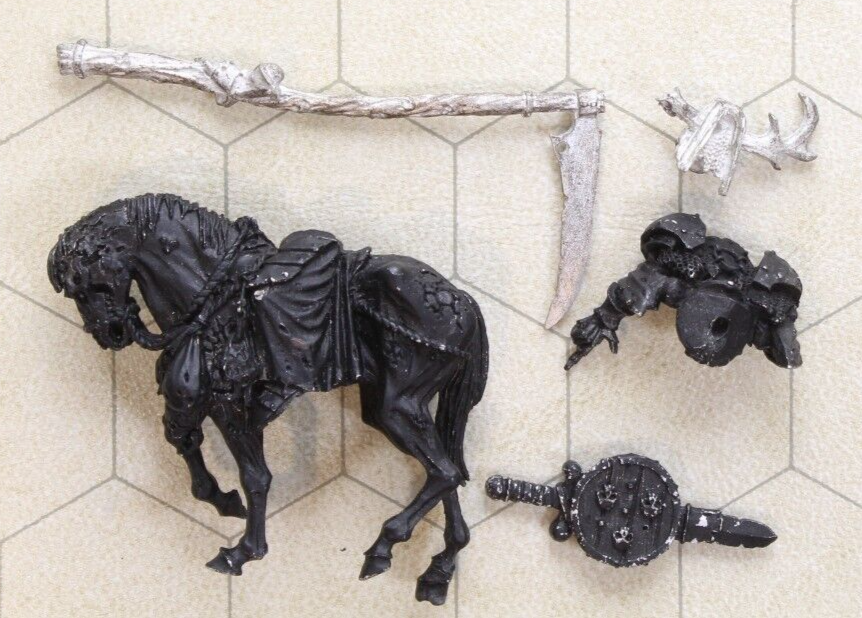 Warhammer WHFB AoS LORD of NURGLE on Daemonic STEED- OOP metal GW CHAOS ...