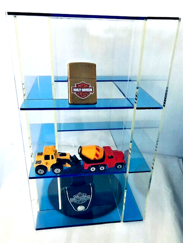 New Zippo Matchbox Knives Rotating Display Case Counter Unit Holds 36 ...