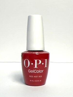 OPI Gel Nail Polish GC A70 Red Hot Rio 0.5oz | eBay