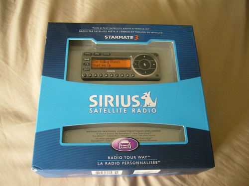 Sirius Starmate 3 Satellite Radio Reviever & Car Kit | eBay