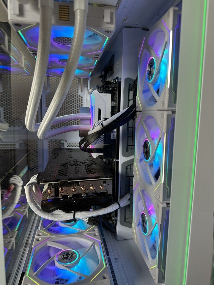 All White Gaming PC | eBay