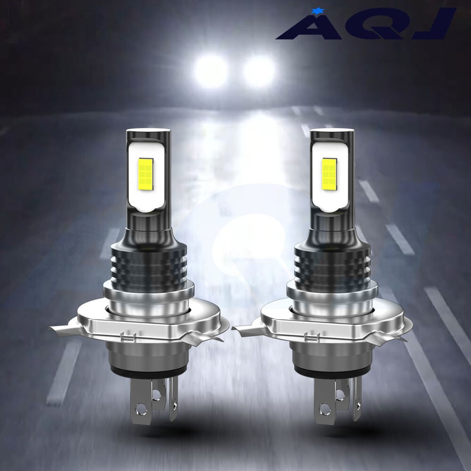 4PCS 5 3/4" 5.75 Round H4 LED Headlights Sealed Spot Hi/Lo Beam Bulbs ...