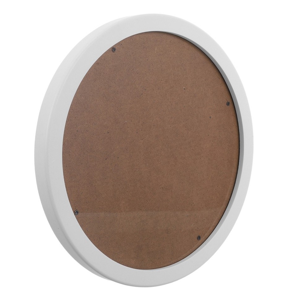 Round Decorative Photo Frame Circular Wooden Picture Collage Frames ...