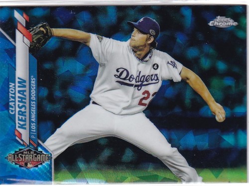 2020 Topps Chrome Update Sapphire Edition #U-237 Clayton Kershaw ...