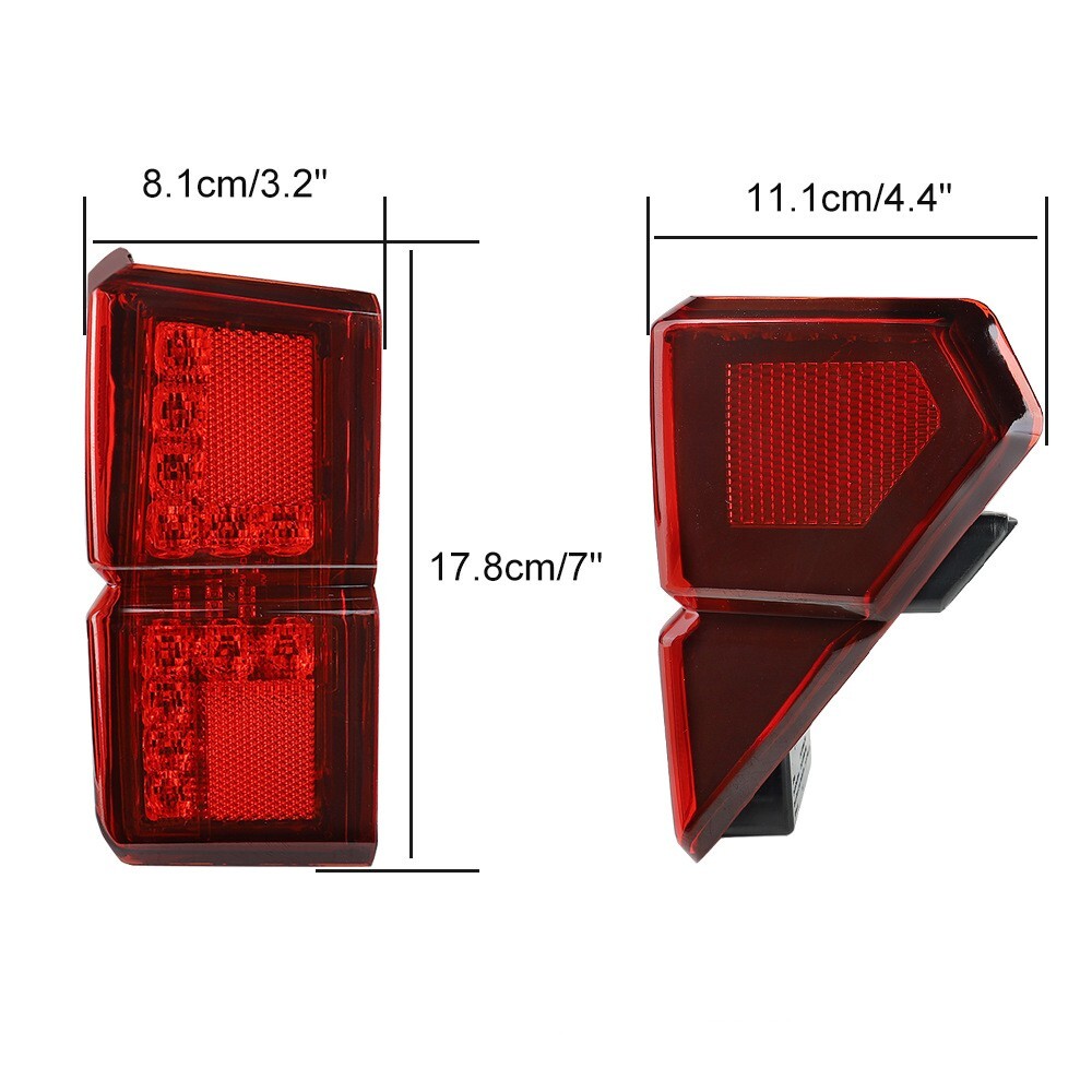 UTV Rear Tail Light Left&Right for Polaris Ranger XP 1000 CREW 2413766 ...