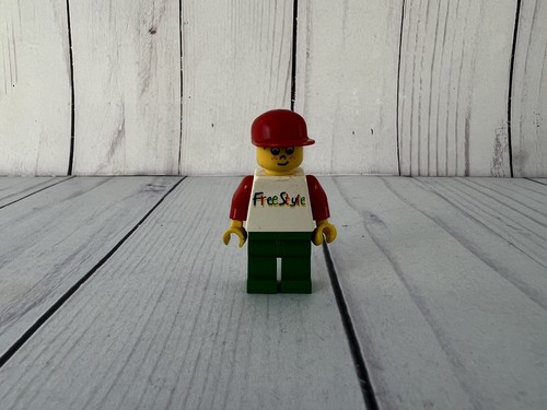 Lego #2186 MiniFigure FREESTYLE Timmy 1997 Red HAT Green LEGS Fre001 | eBay