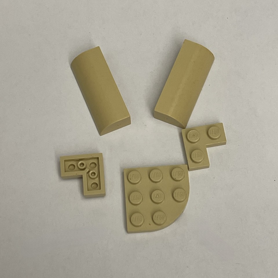 Lego 2420 3057 6191 Beige Replacement Parts Pieces Lot of 5 | eBay