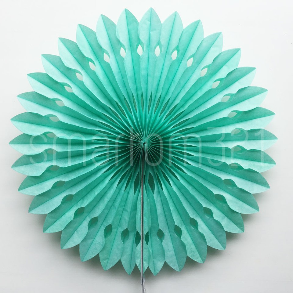 Tissue Paper Flower Hanging Fan Wedding Birthday Garland Party Decor ...
