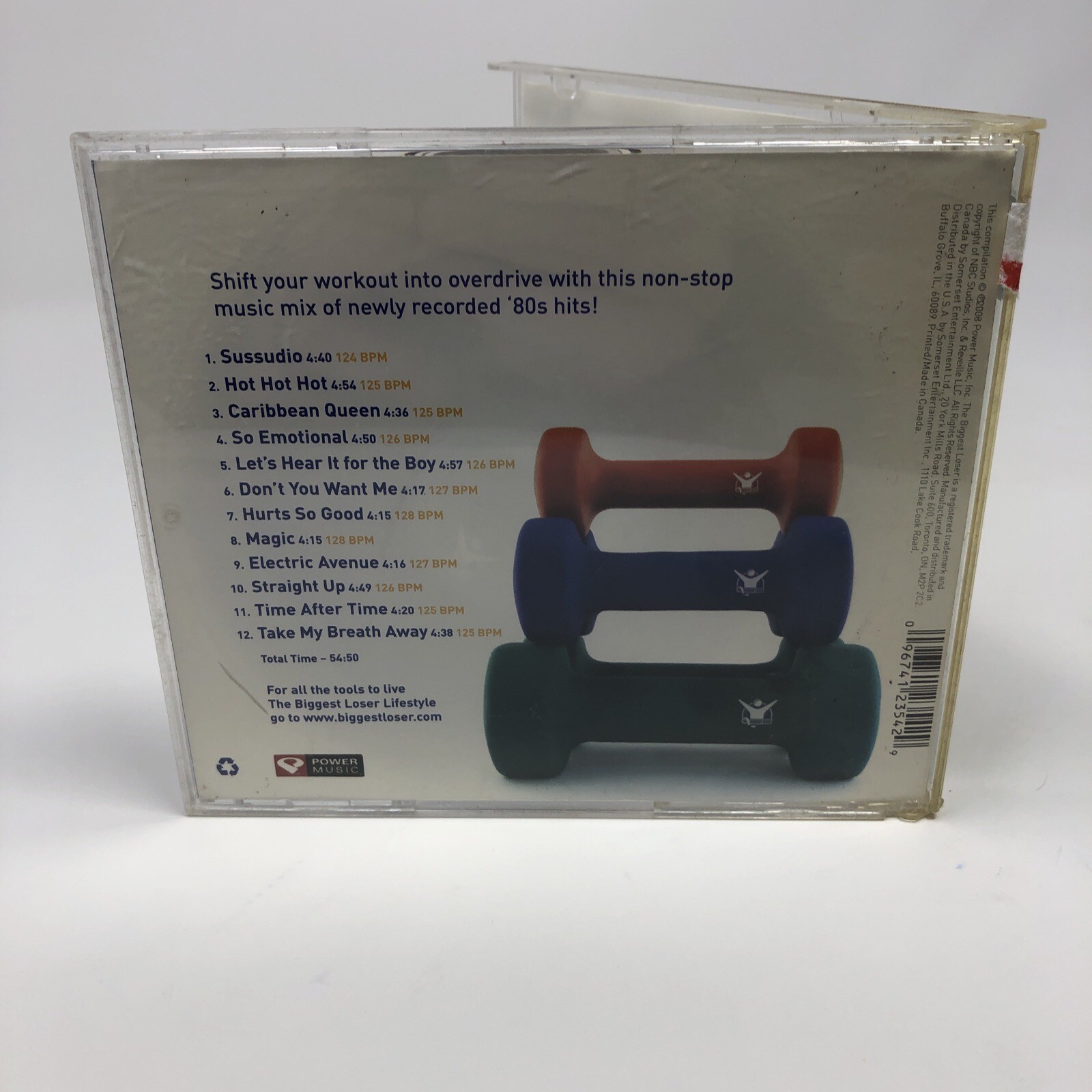 The Biggest Loser Workout Mix - 80s Hits Remixed - Audio CD - VERY GOOD ...