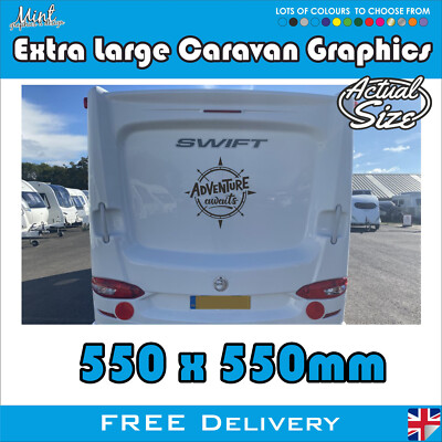 Caravan Camper Motorhome Decals Stickers Van Graphics Swift Elddis ...