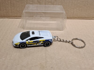 Diecast Model Lamborghini Gallardo LP 560-4 Police Car Keychain Keyring ...