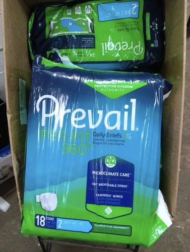 4 pack - Prevail Per-Fit 360 (Size 2) 18 Units Package (72 Units Per ...
