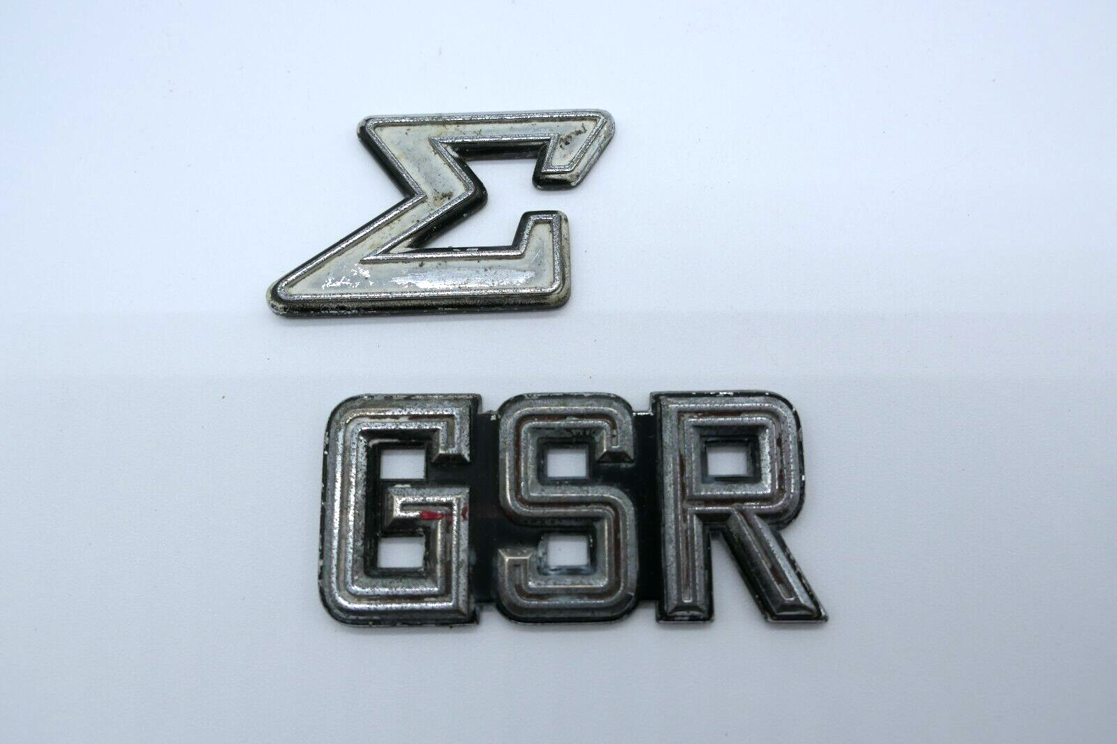 Retro Mitsubishi Sigma Galant GSR Car Badge 1979 - 1984 | eBay UK