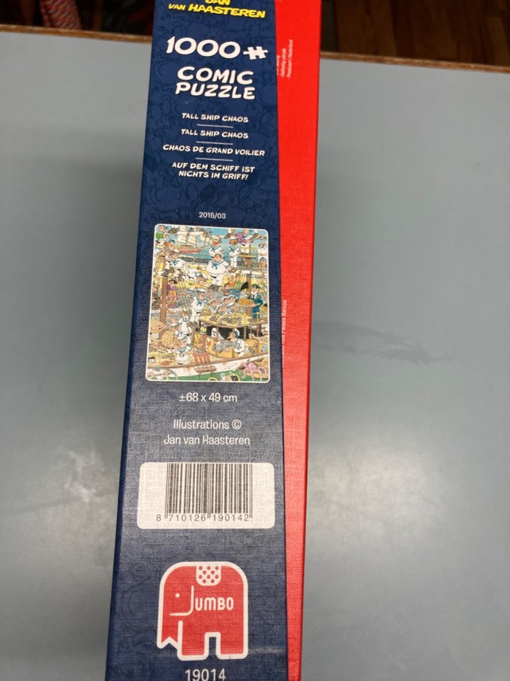 Jan van Haasteren "Tall Ship Chaos" 1000 piece jigsaw puzzle Jumbo jvh ...
