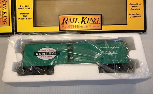 MTH Rail King Trains NYC Semi-Scale Box Car 30-7414 O Gauge NIB | eBay