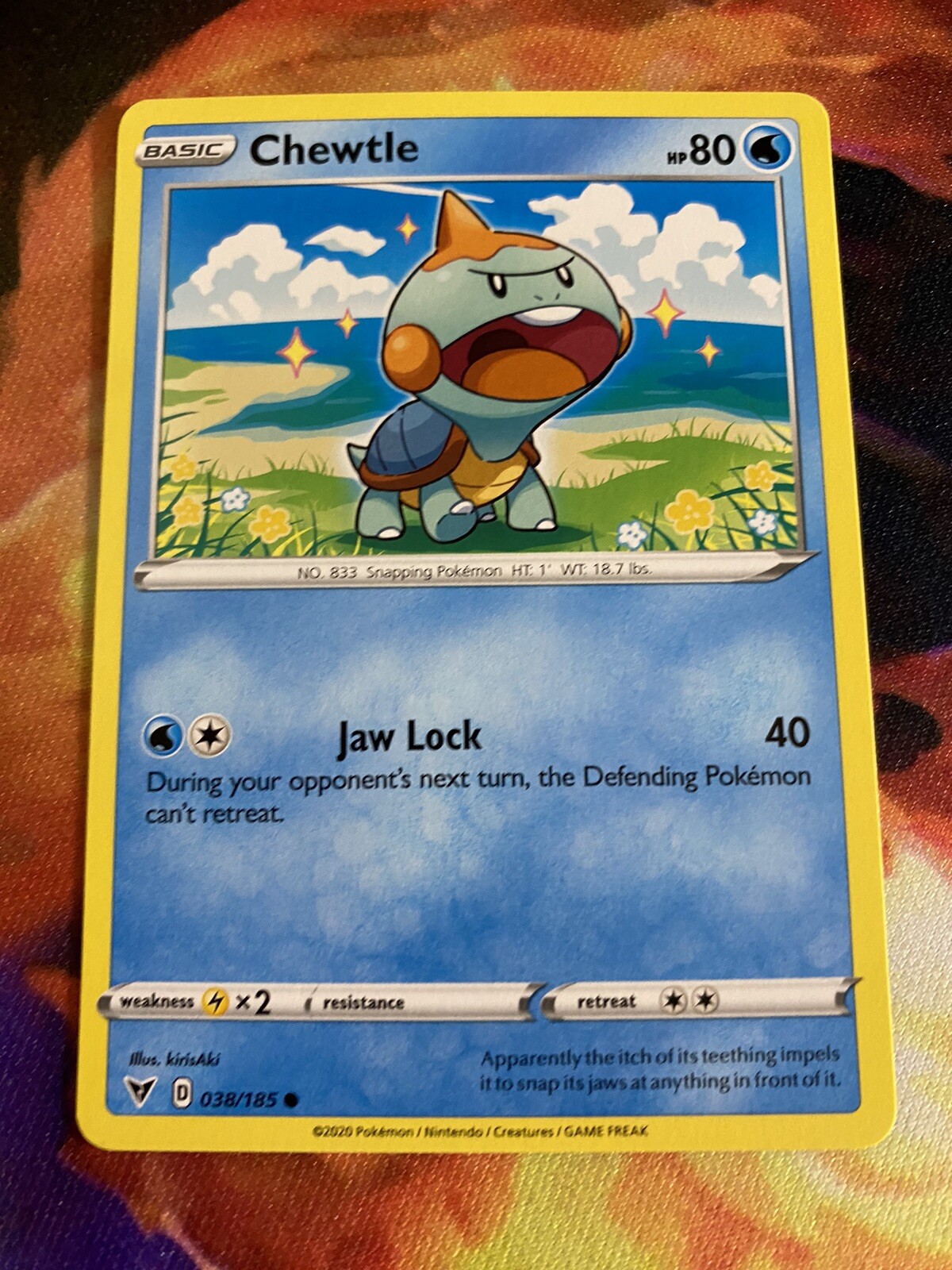 CHEWTLE 038/185 SWSH04 VIVID VOLTAGE POKEMON CARD COMMON NM/M FAST ...