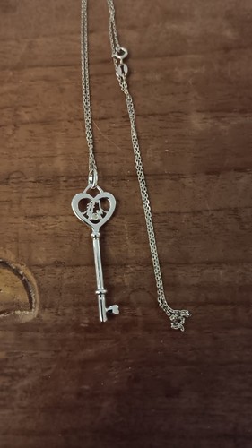 Sterling Silver Diamond Accented #1 MOM Key Pendant | eBay