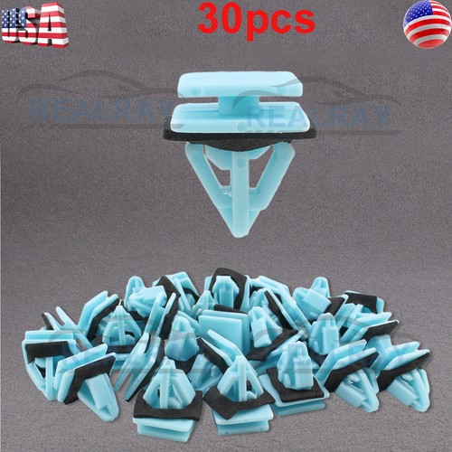 30pcs Rocker Panel Moulding Clips with Sealer 87758-3L000 For Hyundai ...