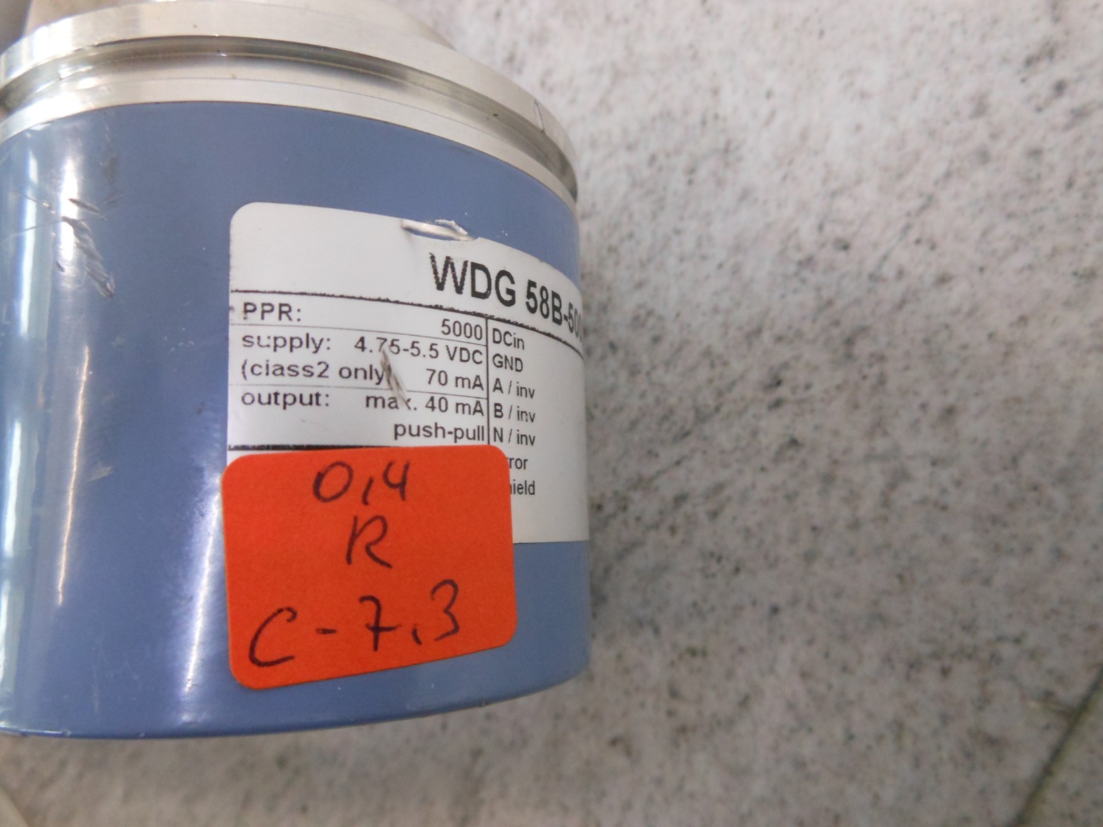 Wachendorff WDG 58B-5000-ABN-I05-K3 Inkremental Drehgeber PPR 5000 mit ...