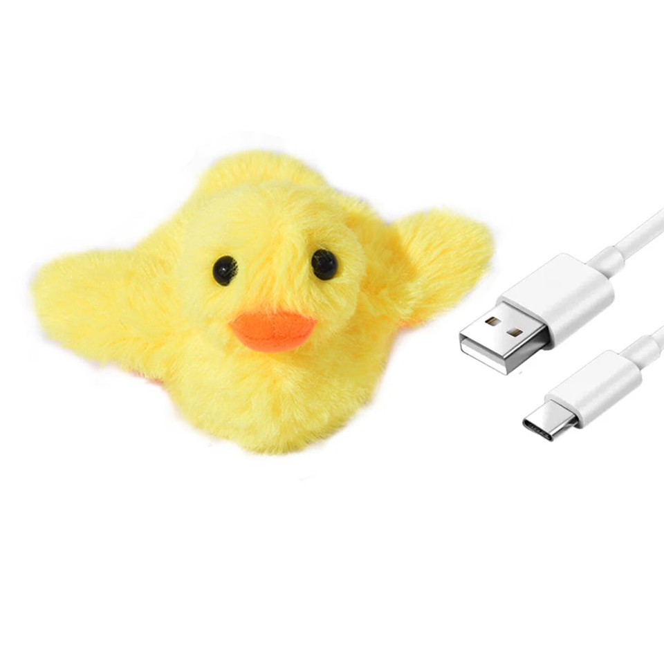 Flapping Duck Cat Toys Vibration Sensor Automatic Flapping Duck Toy Cat ...