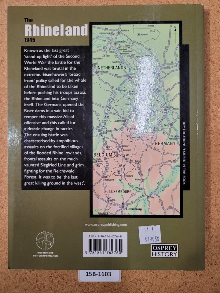 The Rhineland 1945 OSPREY (Campaign #74) ~ Ken Ford | eBay