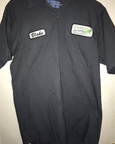 Mechanic Button Up Shirt Work Uniform Short Sleeve and hi-visility | eBay