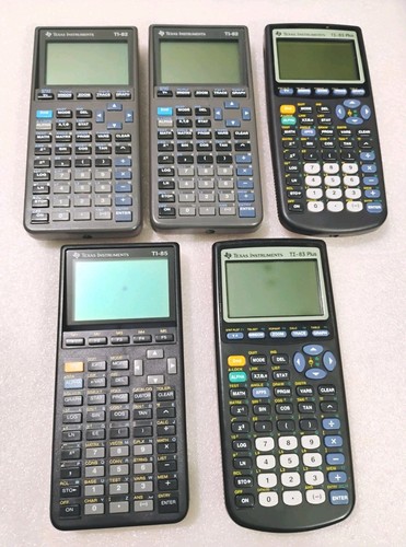 Lot of 5 Non Working Graphing Calculators - For Parts Or Repair Only | eBay