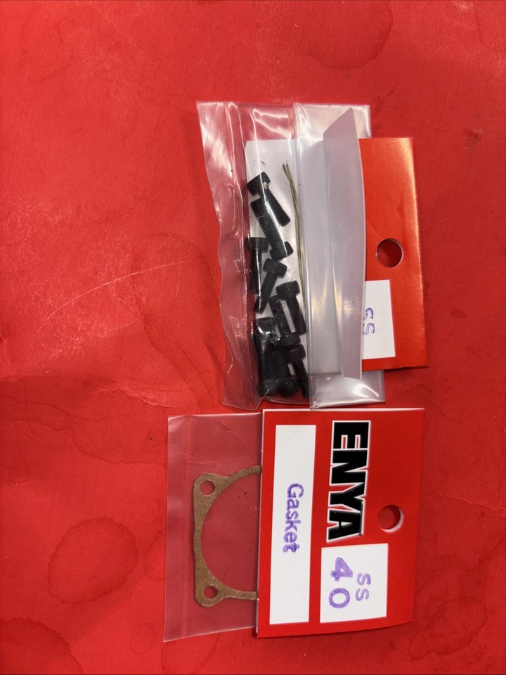ENYA SS.40-.50 BALL BEARING MODEL GASKET & SCREW SET NIP | eBay